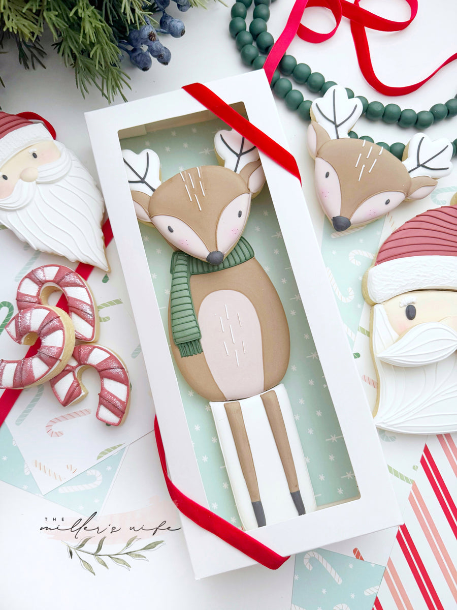 Christmas Plaid Grease-Resistant Food Safe Cookie Card Box Backers - 1 ...
