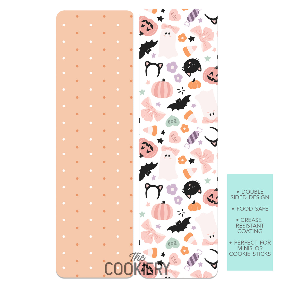 Girly Halloween Grease-Resistant Food Safe Cookie Card Backers - The C ...