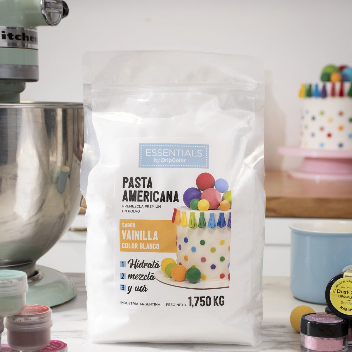 Fondant Powder Premix - White - by Dripcolor – thecookiery.ca