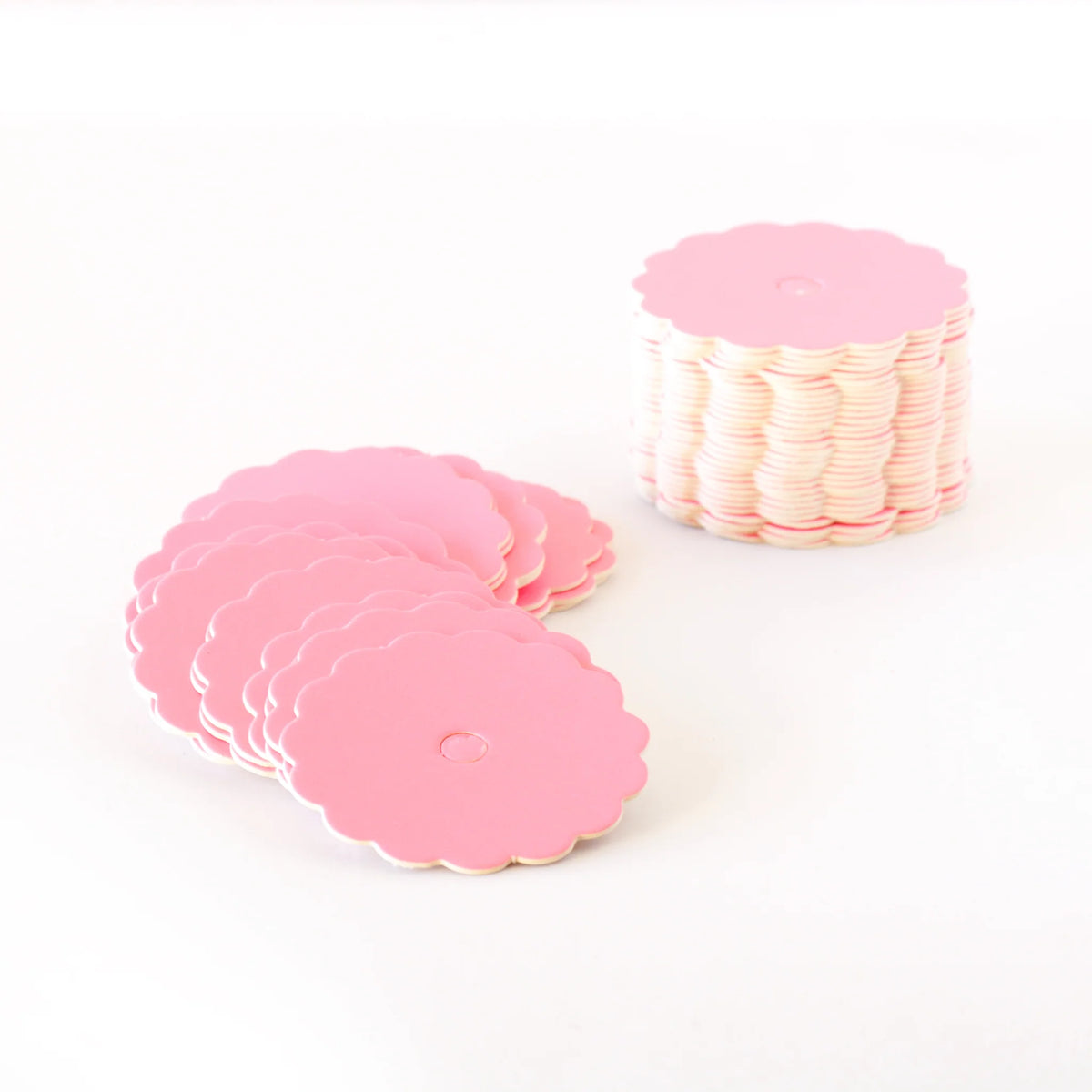 SCALLOPED EDGE CAKE POP BOARDS, PINK (50pcs) – thecookiery.ca