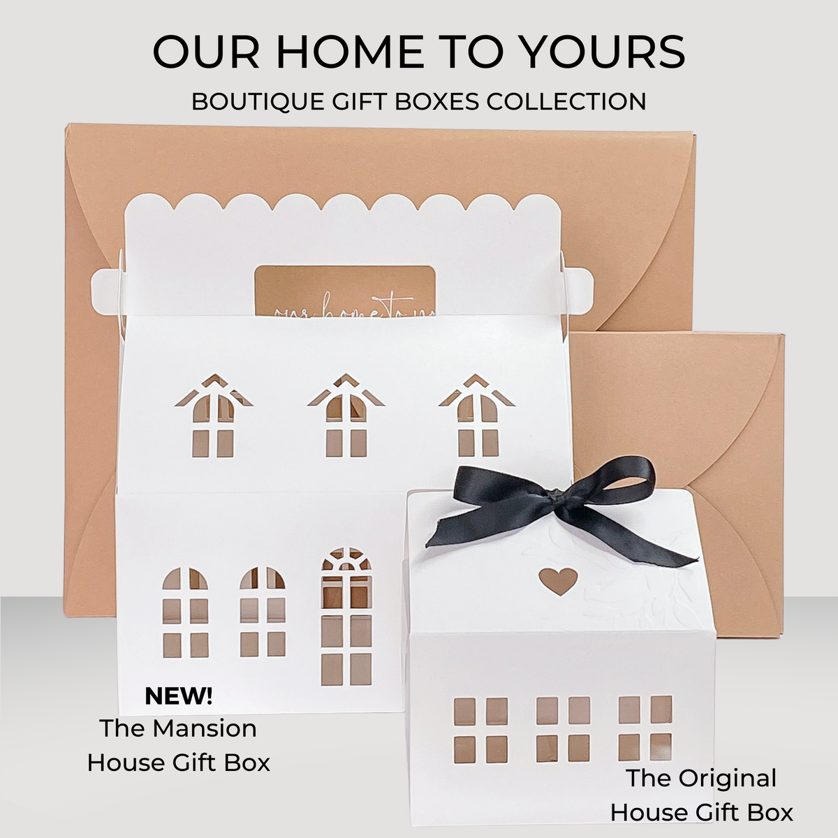 Stunning Large Mansion Cookie Boxes with Box Backer (10 pack set) - Ka ...