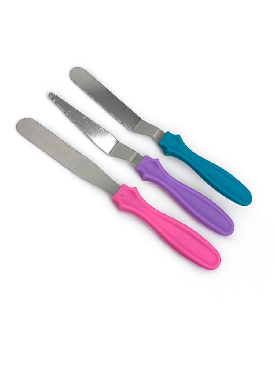 Stainless Steel 3 PC Spatula Set - The Cookiery – thecookiery.ca