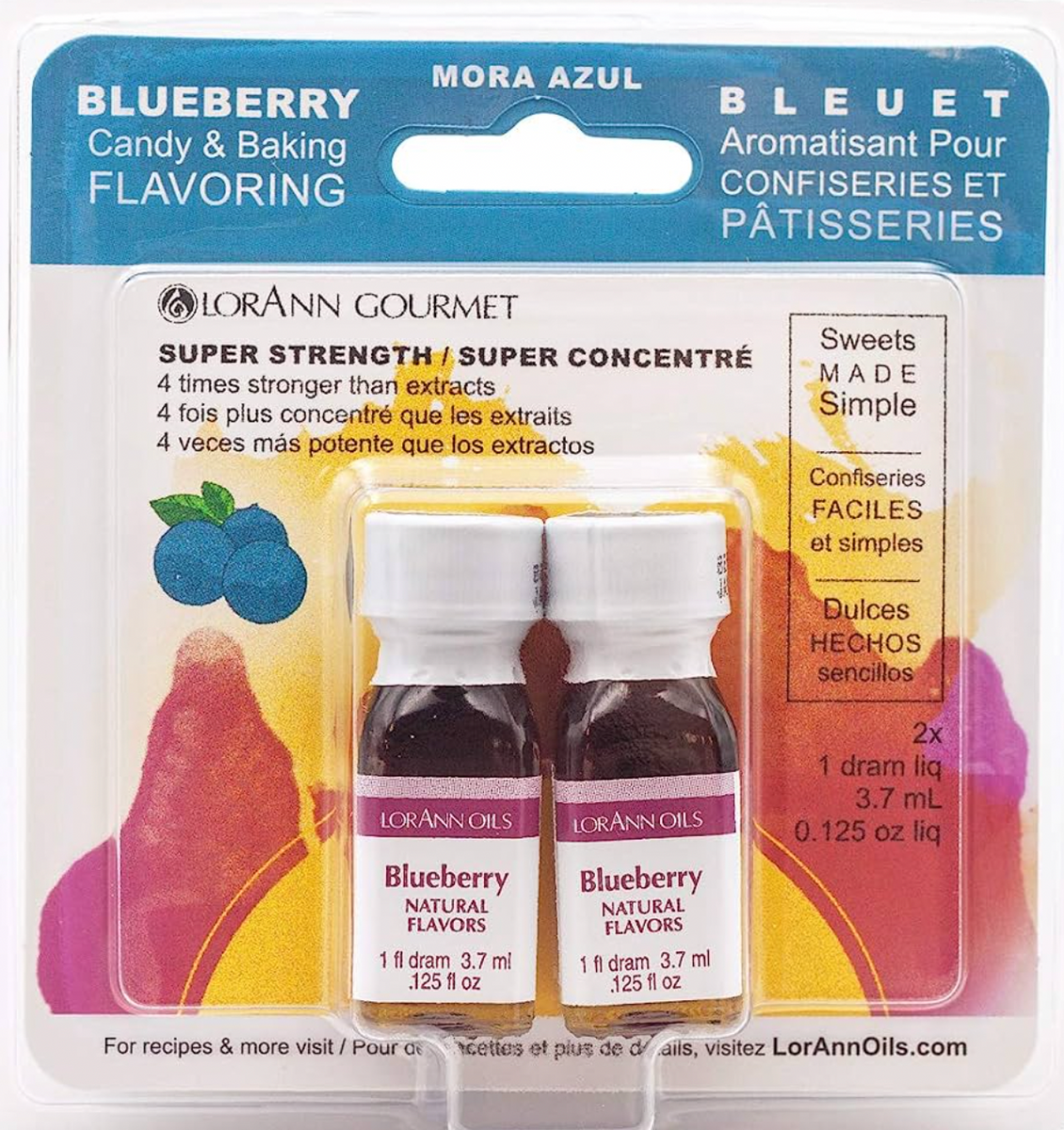 Blue Raspberry Oil 2 Drams Twin Pack - LorAnn Oil – thecookiery.ca