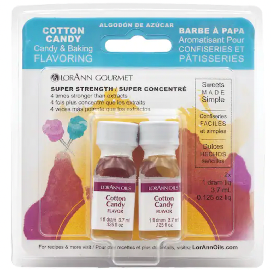 Cotton Candy Flavor Oil 2 Drams Twin Pack - LorAnn Oil – thecookiery.ca