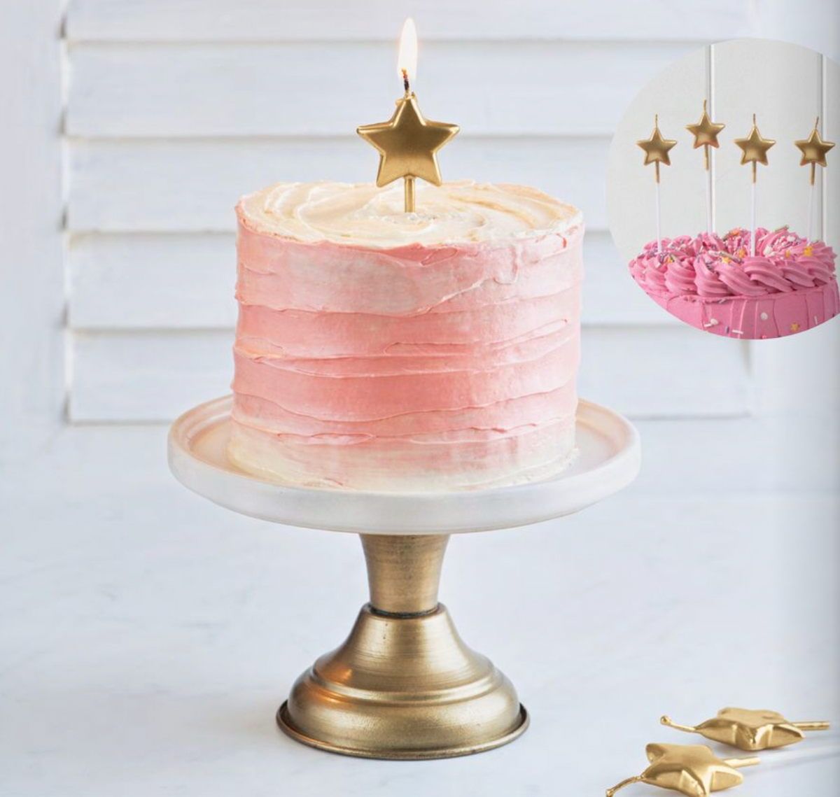 GOLD STAR CANDLE PICKS (4 PACK) – thecookiery.ca