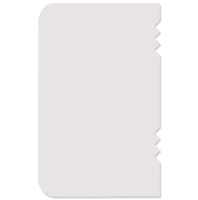 SIDE SCRAPERS - PATTERNED EDGE PLASTIC SET OF 4 - PME Cake – thecookiery.ca