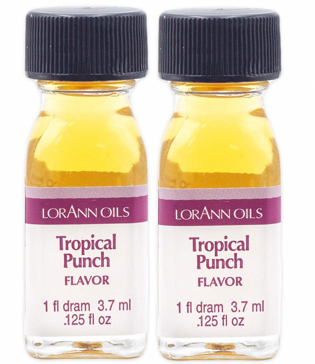 Tropical Punch Flavour Oil 2 Drams Twin Pack - LorAnn Oil – thecookiery.ca