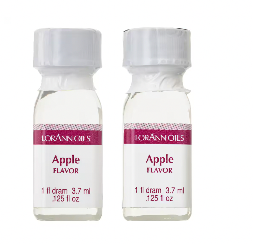 Apple Flavor Oil 2 Drams Twin Pack - LorAnn Oil – thecookiery.ca