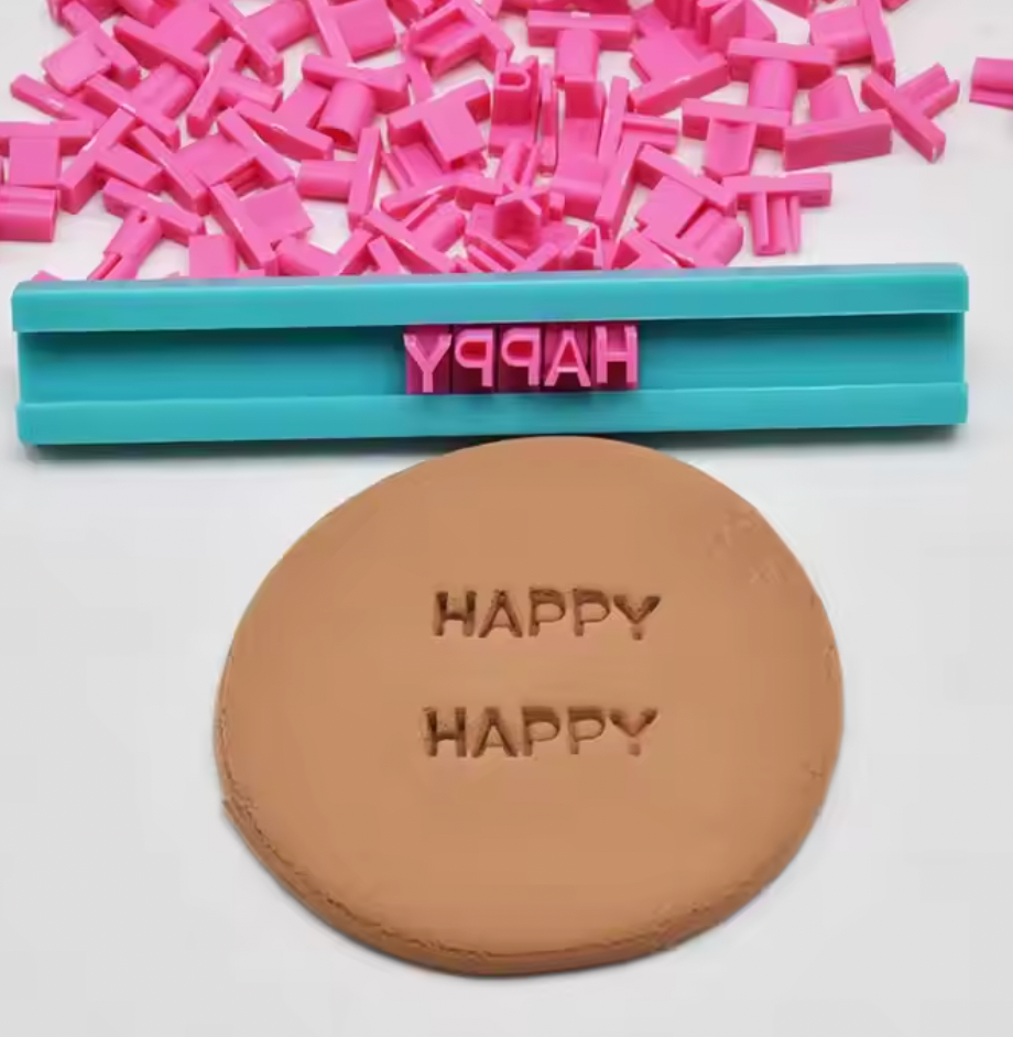 Alphabet & Number Embosser Set - The Cookiery – thecookiery.ca