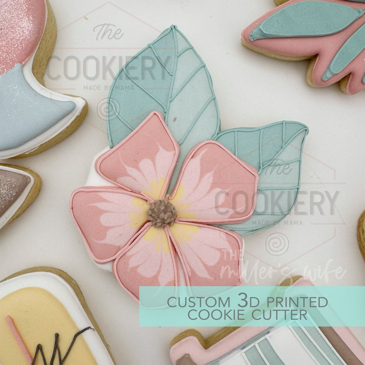 Hibiscus Flower Cookie Cutter - Summer Beach Cookie Cutter - 3D Printe ...