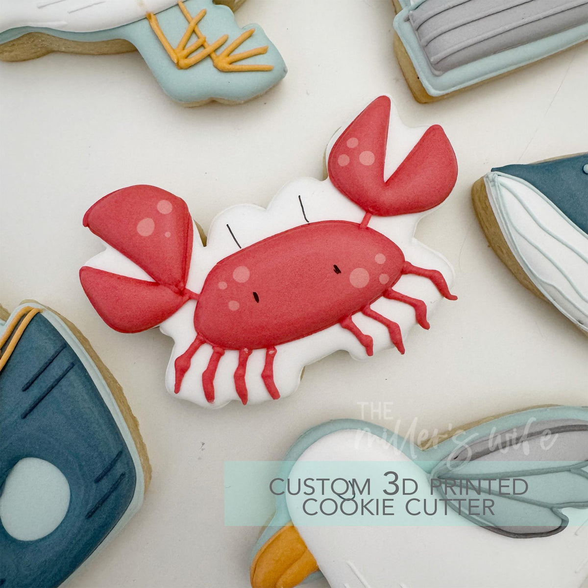 Crab cookie Cutter - Nautical Beach Cookie Cutter - 3D Printed Cookie ...