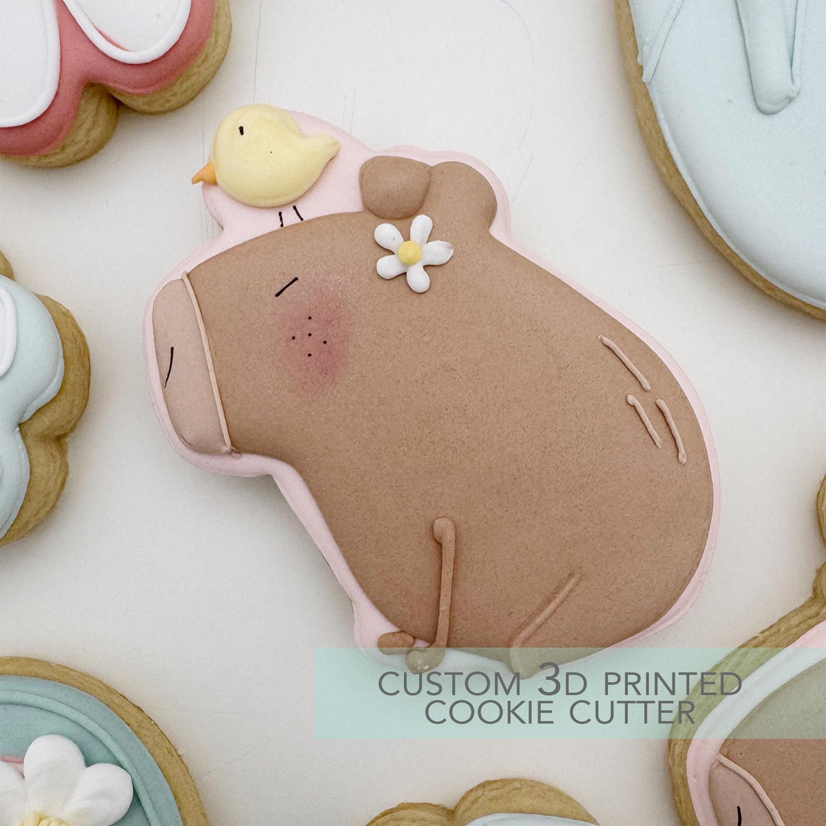 Capybara with Bird Cookie Cutter - Birthday Party Capybara Cookie Cutt ...