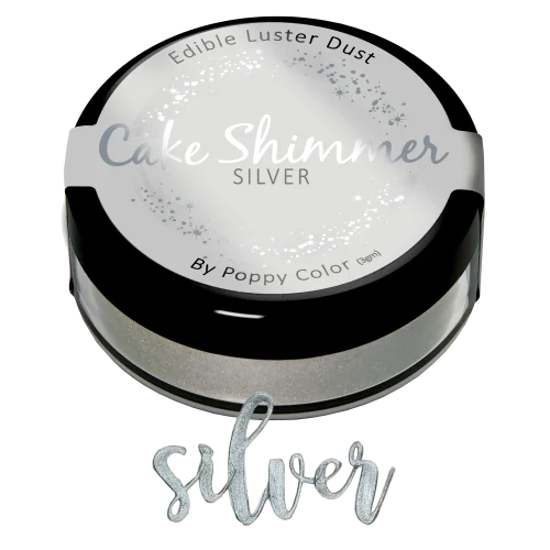 Silver - Cake Shimmer by Poppy Paint – thecookiery.ca