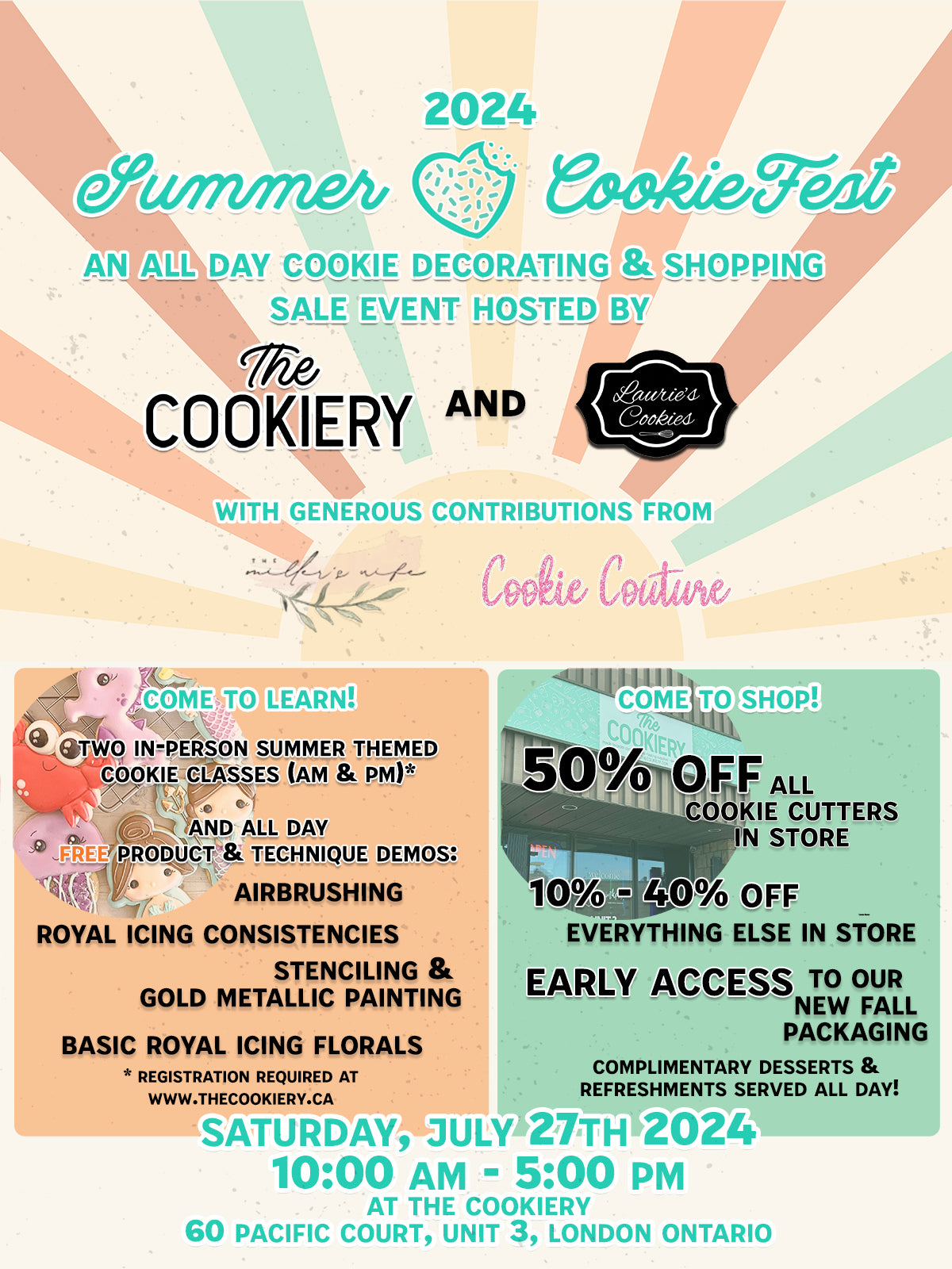 Summer Cookie Fest – thecookiery.ca