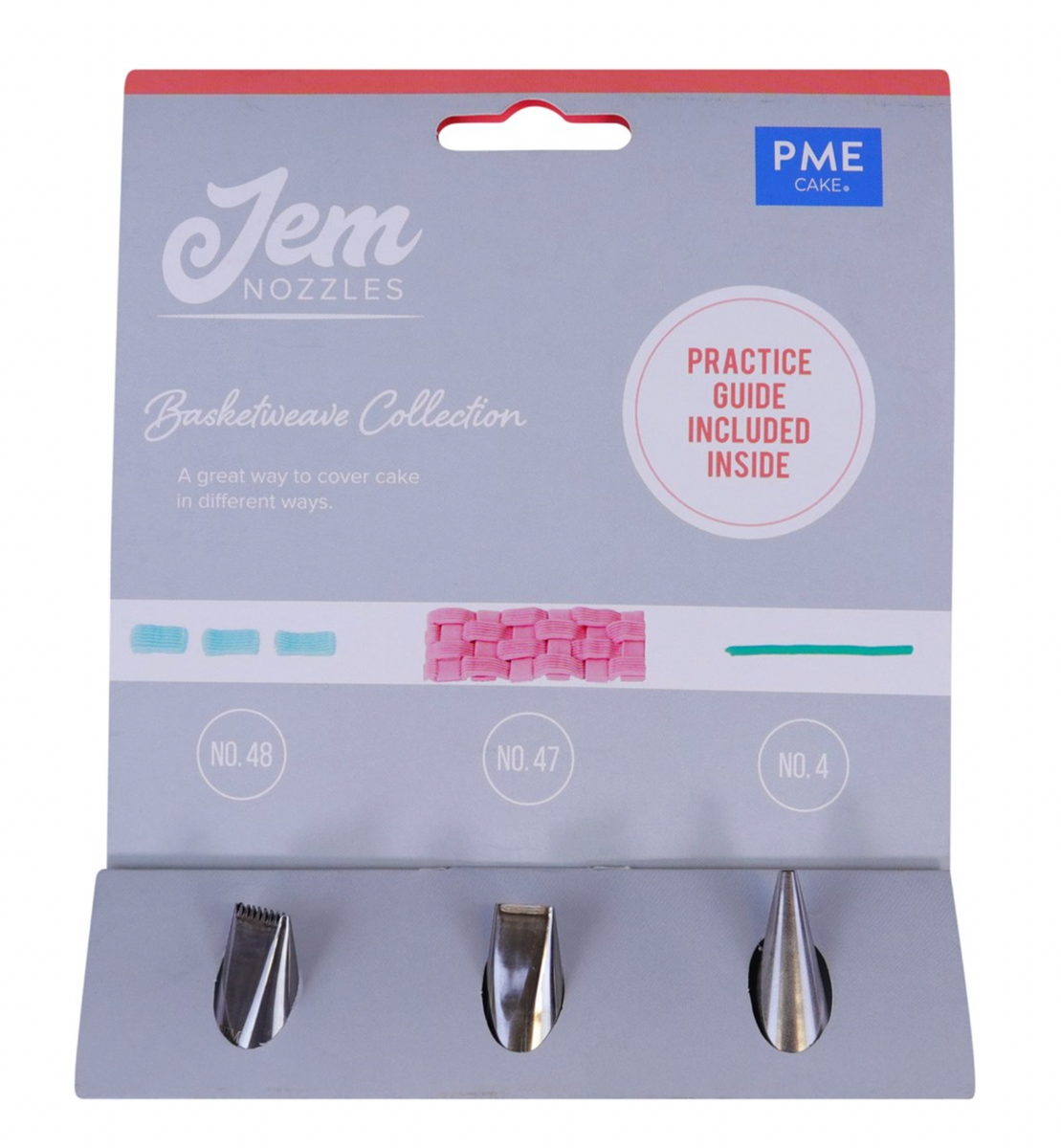 JEM NOZZLES SET – BASKET WEAVE COLLECTION, PACK OF 3 - PME Tips ...