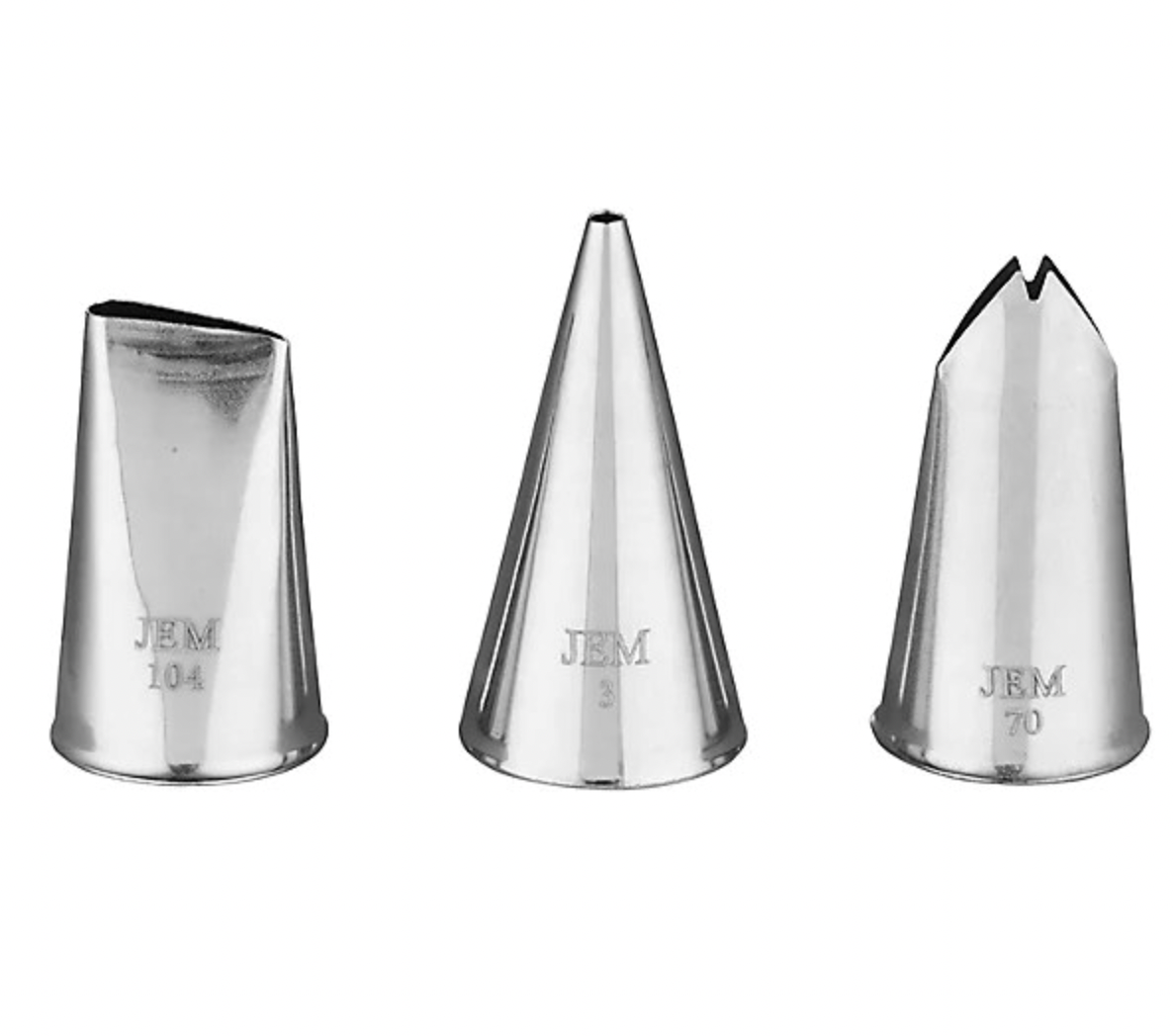JEM NOZZLES SET – FLOWERS COLLECTION, PACK OF 3 - PME Tips – thecookiery.ca