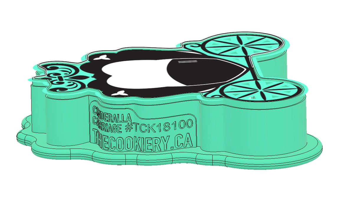 Horse Carriage Cookie Cutter, Cinderella Carriage Cutter - 3D Printed ...