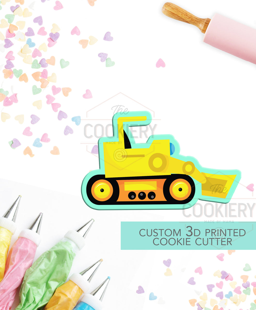 Bulldozer Truck Cookie Cutter, Construction Cookie Cutter, Automobile ...