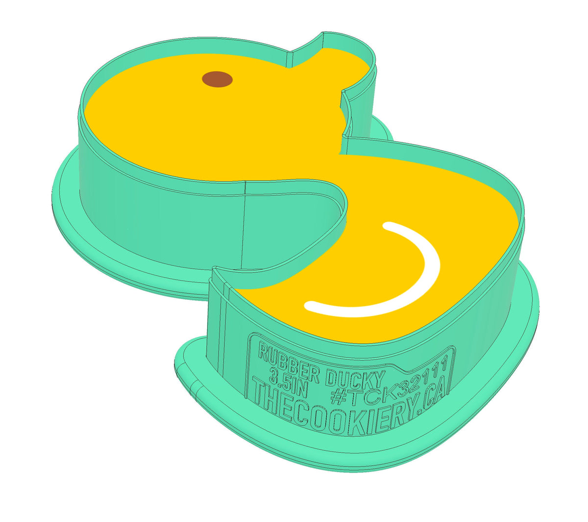 Rubber Ducky Cookie Cutter - Duckling Cutter - Duck Cookie Cutter - Ba ...