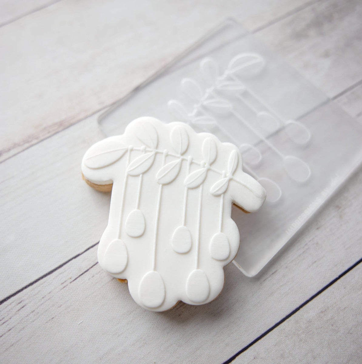 Hanging Egg Branch - Acrylic Fondant Embosser With Optional Cutter | C ...