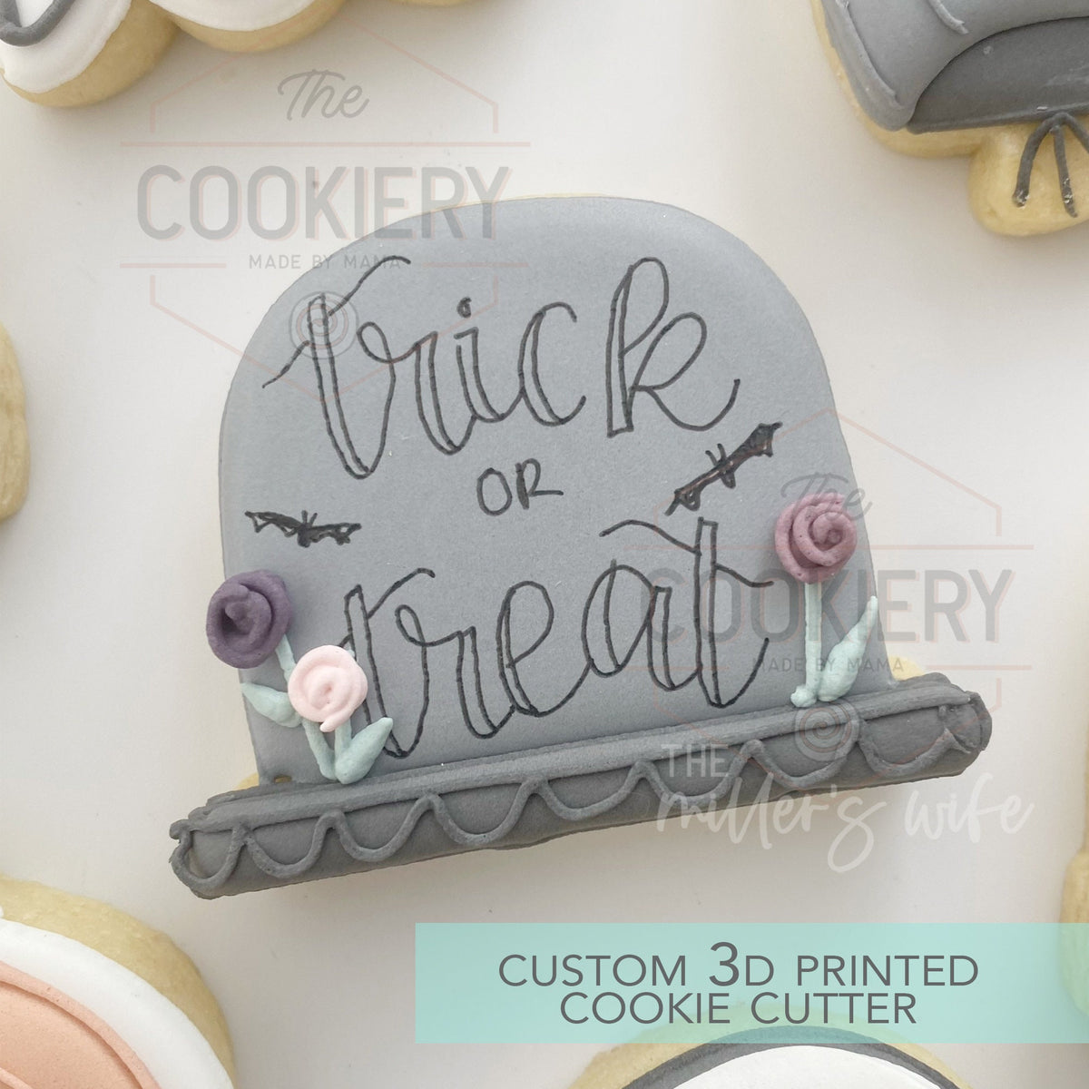 Tombstone - Halloween Cookie Cutter - 3D Printed Cookie Cutter - TCK62 ...