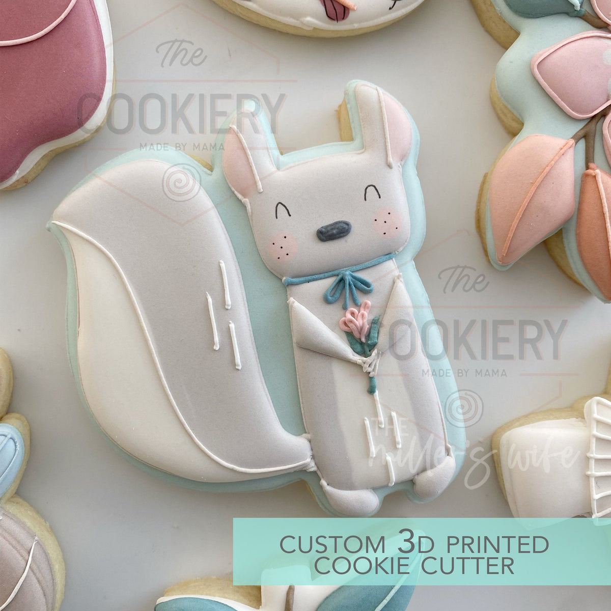 Woodland Squirrel Cookie Cutter - Fall and Thanksgiving - Cookie Cutte ...